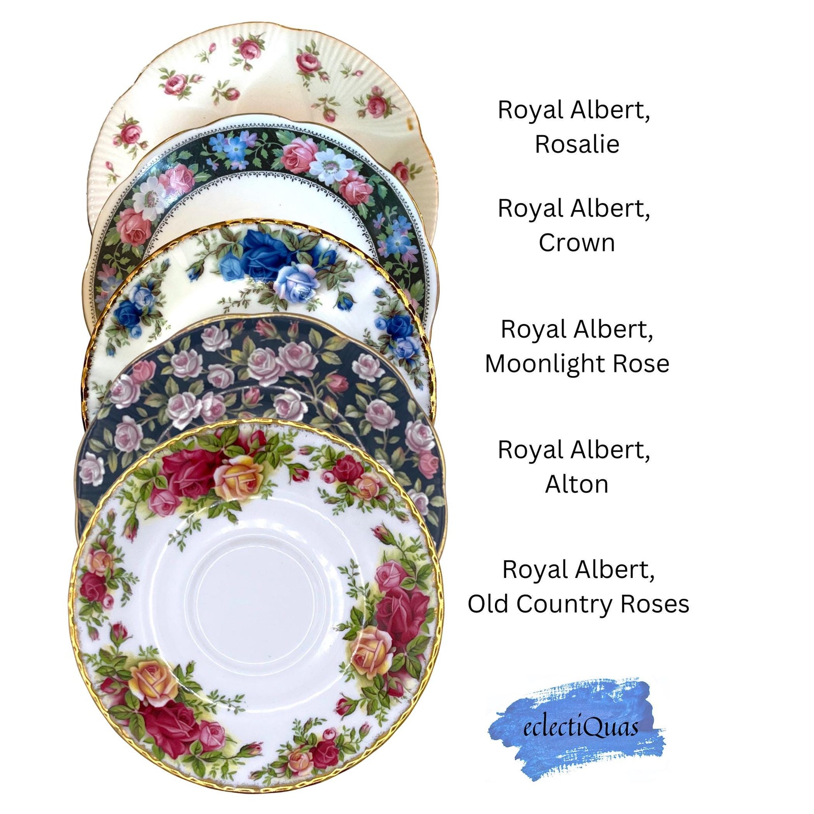 Royal Albert Rose China Rings | eclectiQuas